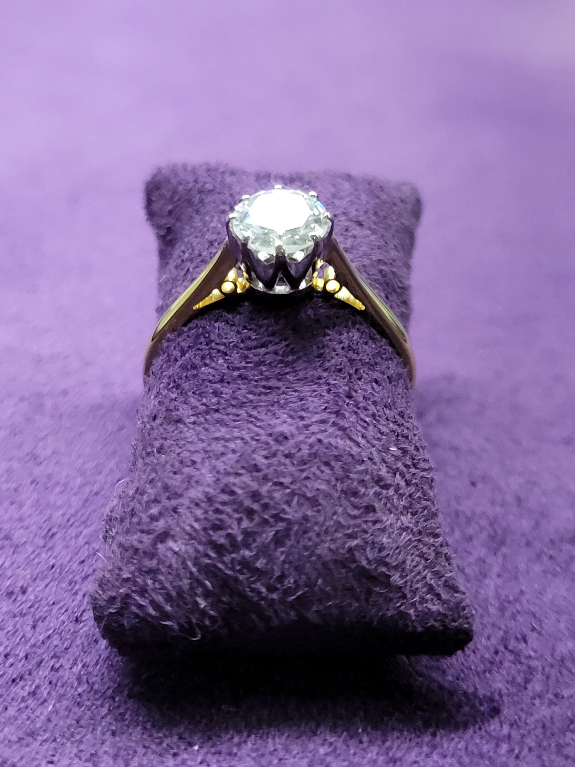 Pre-owned, diamond solitaire ring - Andrews Jewellers